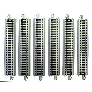 Bachmann HO Scale Bulk EZ-Track w/Nickel Silver Rail 9in Straight (1)