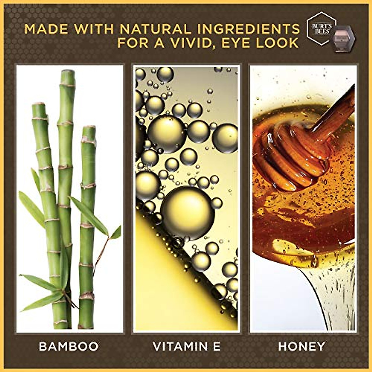 Burt's Bees 100% Natural Eye Shadow Palette Trio, Dusky Woods - 0.12 Ounce