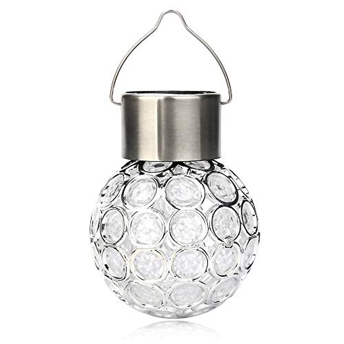 Ball Camping Solar Lights LED Hanging Waterproof Rotatable Garden Outdoor Round LED Light Led Christmas Lights Wire Color Changing