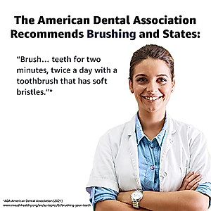 Amazon Basics Pulsating Deep Cleaning Toothbrushes, 2 Count, 1-Pack