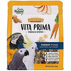 Sunseed Vita Prima Wholesome Nutrition Parrot Food, 4 LBS