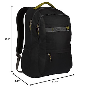 STM Trilogy Backpack for Laptops Up to 15-Inch - Black (stm-111-171P-01)