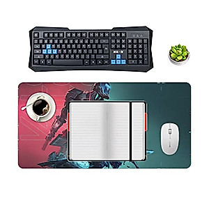 Extended Gaming Mouse pad, Large Gaming Mousepad, Cute Cartoon Desk Mat, Waterproof Anti-Dirty Skid Proof Lockrand Keyboard Mat, Computer Keyboard and Mice Combo Pads Mouse Mat, 60x30cm, 24x12 inch