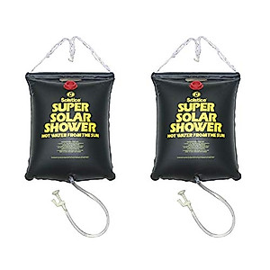 New Solstice 3.75 Gallon Super Solar Sun Backpacking Camping Outdoor Showers (2 Pack)