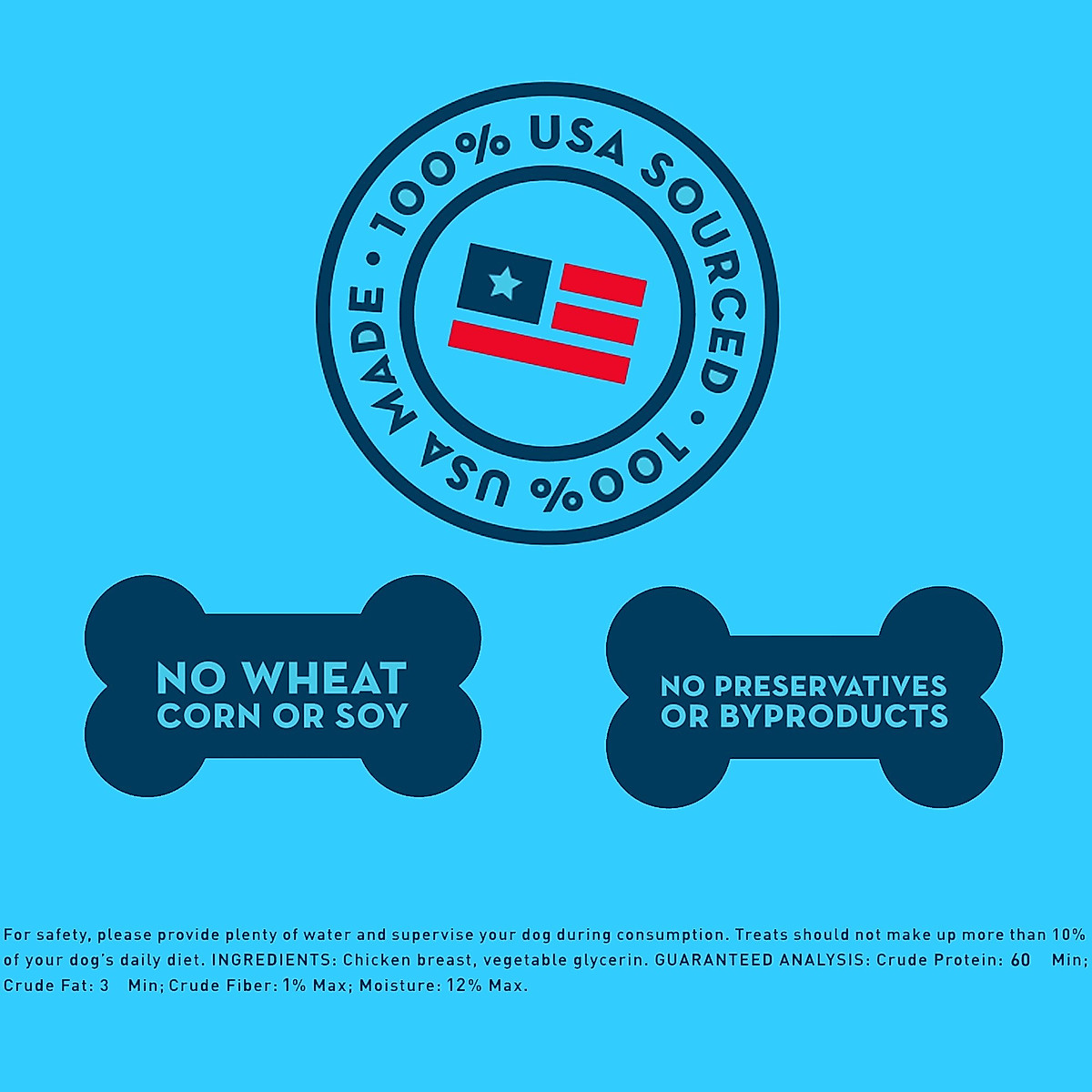 Buckley Functional Healthy Hip And Joint Dog Jerky Treats, Chicken, 5 Ounce(Packaging May Vary)