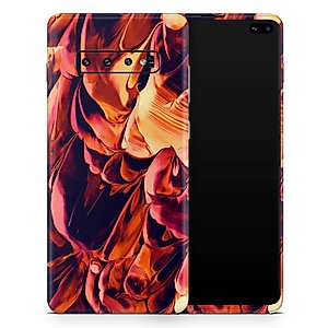 DesignSkinz Blurred Abstract Flow V34 Protective Vinyl Decal Wrap Skin Cover Compatible with The Samsung Galaxy S20 (Screen Trim & Back Glass Skin)