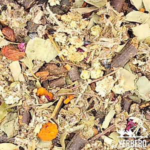 Yerbero - PulmoTea 4 oz (113g) | Herbal Mixture Tea - Soothes/Comforts Thoat | Eucalyptus, Tejocote Root, Mullein Leaf, Bouganvillia Flower, Cassia Fistula, Cuatecomate | 100% All Natural, non-GMO, Gluten-free.