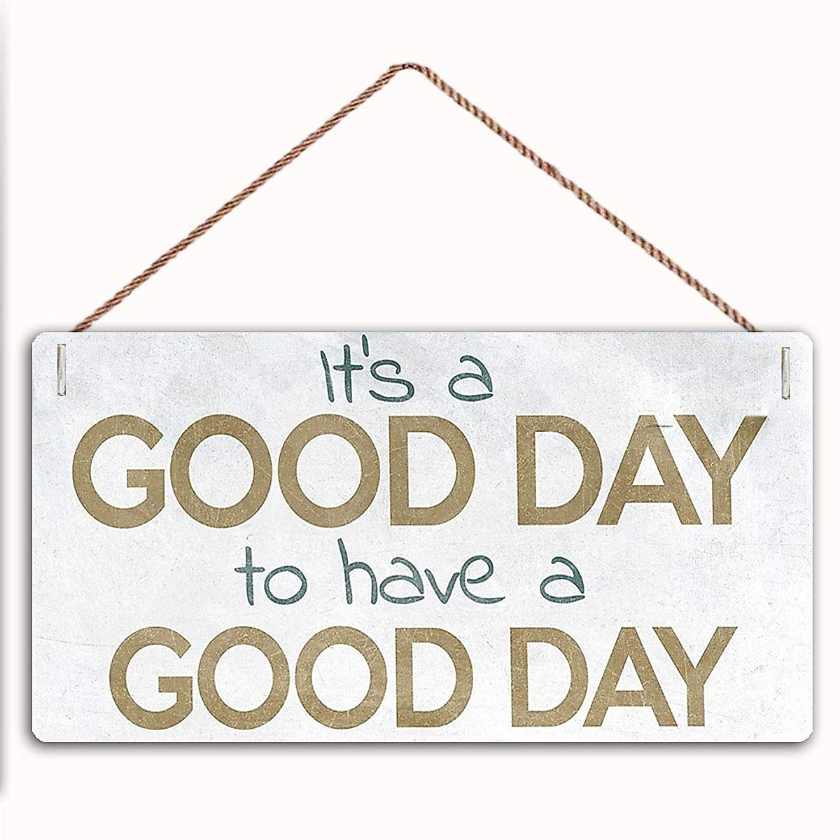 MUPIANLX It's A Good Day to Have A Good Day Sign Home Decor Wood Sign Plaque 10" X 5" Hanging Wall Art, Decorative Funny Sign,Garden Sign(10-Qw-14)