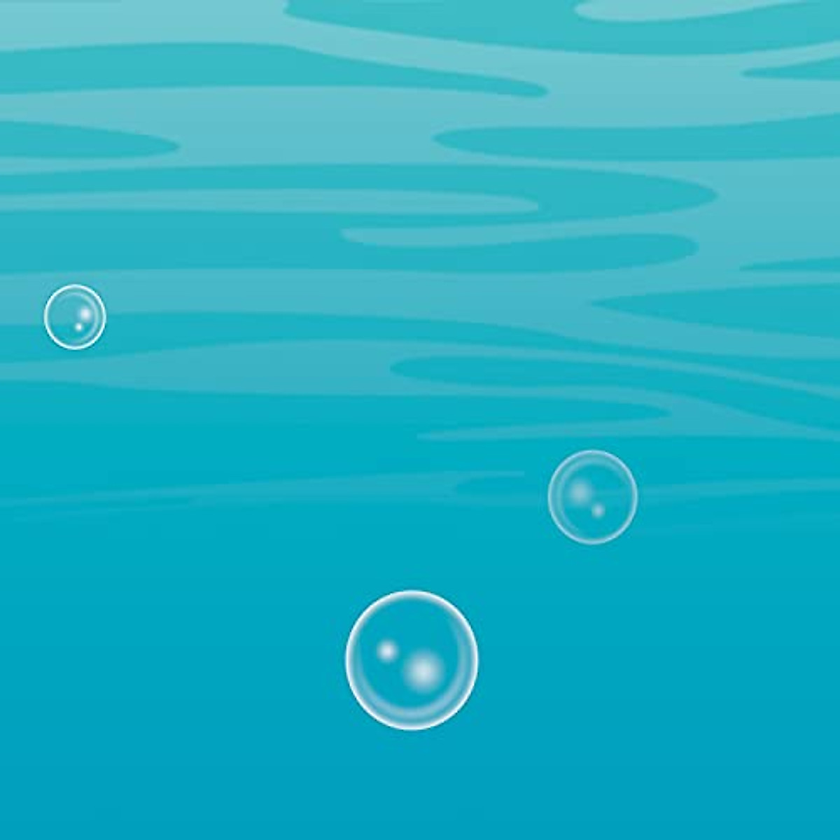 Beistle Printed Plastic Under The Sea Rectangle Bubble Print Table Cover Luau Beach Theme Tableware For Mermaid Birthday Party Supplies