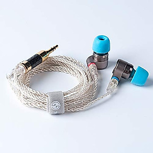Kinboofi TIN Audio T2 in Ear Headphone Double Dynamic Driver 2DD Neutral Sounding IEM in Ear Monitor, Balance Sound HiFi Earphone Metal Shell Headset with 2 PIN Connection……