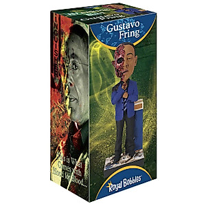 Royal Bobbles Breaking Bad Gus Fring Face Off Collectible Bobblehead Statue