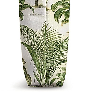 Monstera Succulent Plant Palm Tree Botanical Illustration Tote Bag