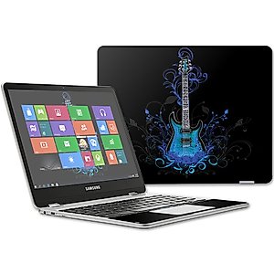 MightySkins Skin Compatible with Samsung Chromebook Plus 12.3"(2017 - Guitar | Protective, Durable, and Unique Vinyl Decal wrap Cover | Easy to Apply, Remove, and Change Styles | Made in The USA