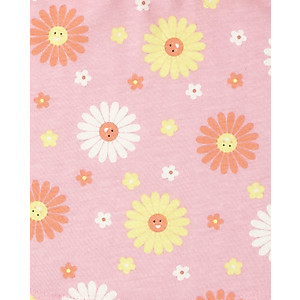 The Children's Place Baby Girls' and Toddler Elastic Waistband Skort, Daisy/Yellow 2-Pack, 3T