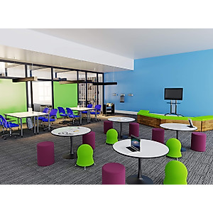 Safco Products 4750GS Zenergy Ball Chair, Grass, Low Profile, Active Seating