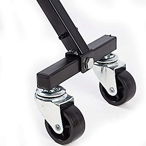 Hihone Stair Climbing Cart,330LBS Capacity Folding Stair Climber Hand Truck 6 Wheels & 2 Backup, Adjustable Handle Length Dolly Cart Trolley for Stairs, Flat Ground