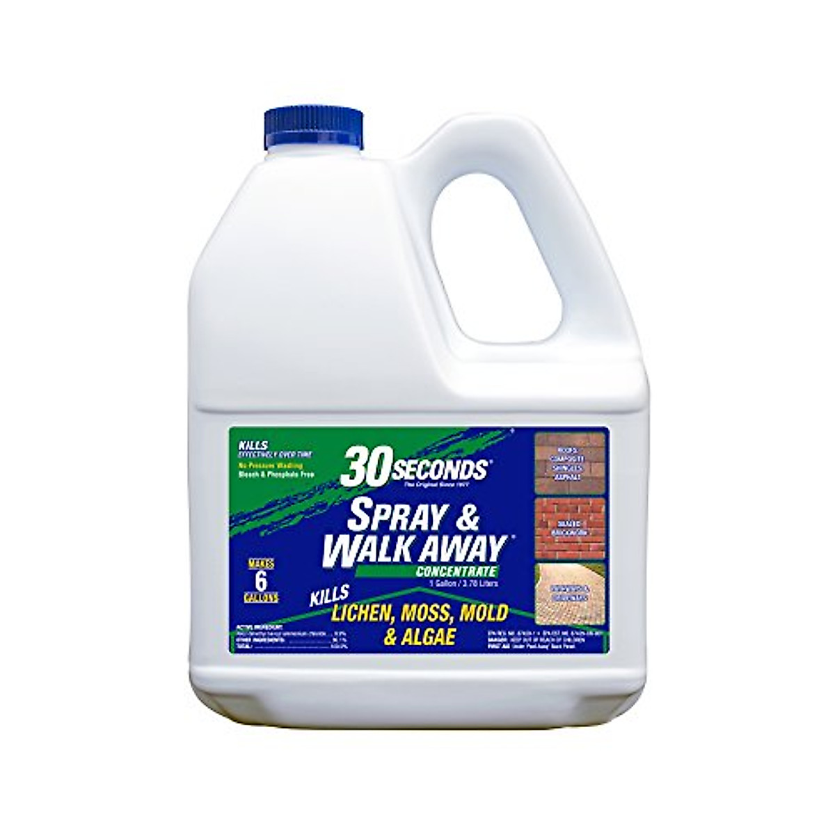 30 SECONDS Cleaners Spray & Walk Away, 1 Gallon - Concentrate (1GSAWA)