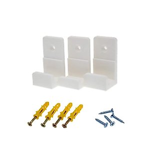 New Game Storage Set Bracket Wall Mount Console Stand Controller Holder Host Rack(2 sets-For PS4 Pro,white)
