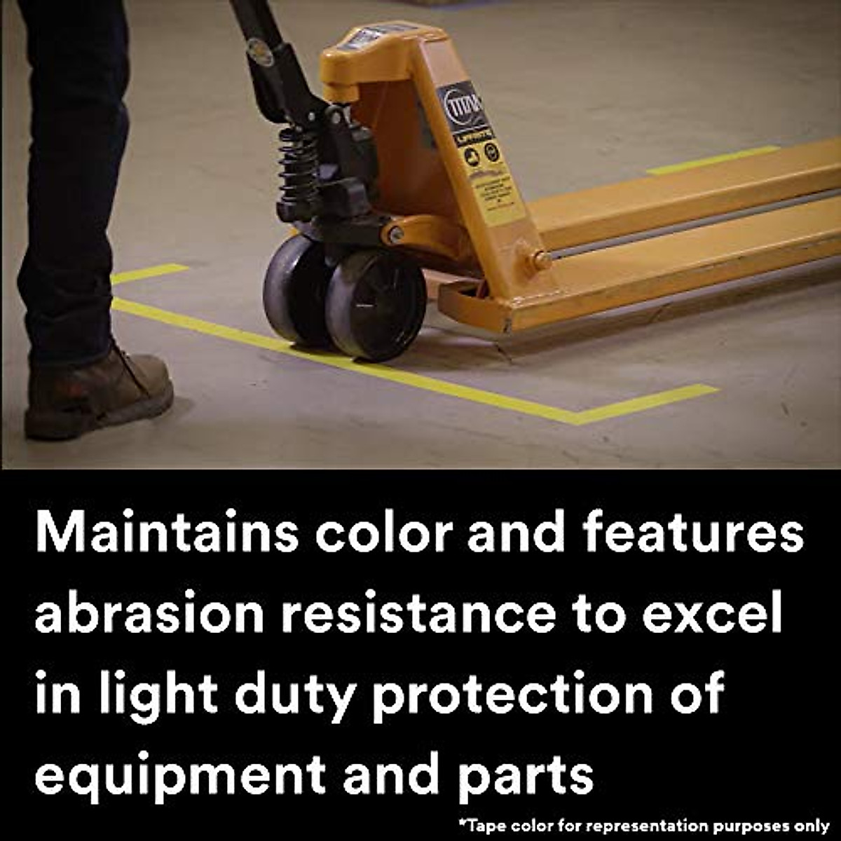 3M Vinyl Tape 764, General Purpose, 2 in x 36 yd, Orange, 1 Roll, Light Traffic Floor Marking, Social Distancing, Color Coding, Safety, Bundling