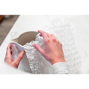 Duck Max Strength Bubble Cushioning Wrap for Moving & Shipping, 60 FT Large Bubble Packing Wrap, Heavy Duty Protection for Mailing & Packaging Boxes, Clear Bubble Roll Supplies Perforated Every 12 IN