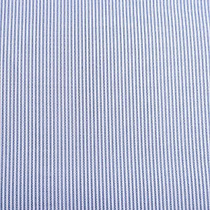 Poppy & Fritz- King Duvet Cover Set, Cotton Reversible Bedding with Matching Sham(s), Casual Home Décor (Oxford Stripe Blue, King)