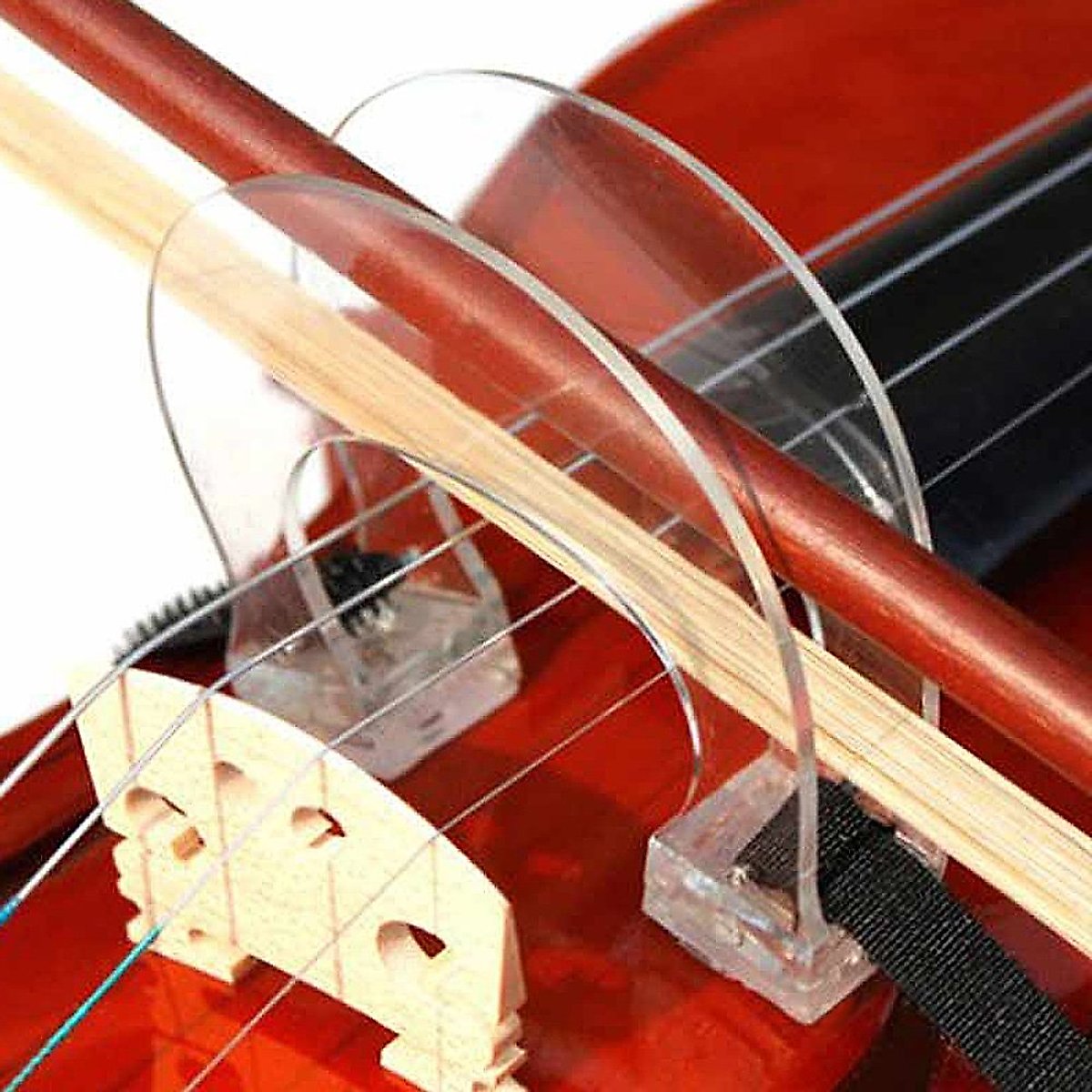 Violin Bow Collimator 1/8 4/4 / 1/2 4/4 Violin Bow Corrector Guiding Tool for Beginner Training Practice(1/2 4/4)