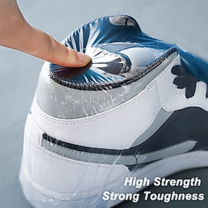 Shoe Shrink Wrap Bags,50 Pcs Sneaker Shrink Wrap Bags Large Shoes Protector for Men Women Effectively Avoid Yellowing 10x17.7 inches