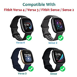 KIMILAR (2 Pack) Charger Compatible with Fitbit Sense/Fitbit Sense 2, Fitbit Versa 3 / Fitbit Versa 4, Replacement Charging Charger Cable Compatible with Fitbit Versa 4 / Fitbit Sense 2 Smartwatch