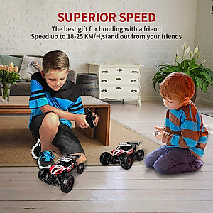 WQ Remote Control Car, 2.4GHz High Speed RC Cars, Offroad Hobby RC Racing Car, 1/14 Scale RC Truck, All Terrain Waterproof Electric Toy Car Gift Boys Girls Kids for 3 4 5 6 7 8 9 Year Old