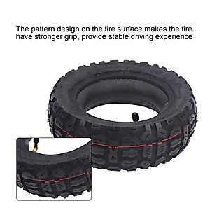 10in Scooter Tire, 10x3.0 Inner and Outer Tire Antiskid Wheel Thickened Electric Scooter Tyre Electric Scooter Tire Electric car scooter