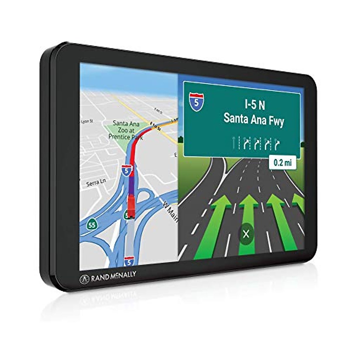 Rand McNally TND 550 5-inch GPS Truck Navigator Easy-to-Read Display Custom Truck Routing and Rand Navigation 2.0