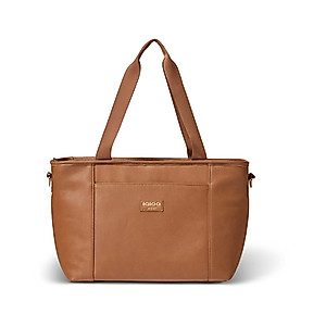 Igloo Cognac 24-Can Luxe Tote Modern Sleek SoftSided Bag