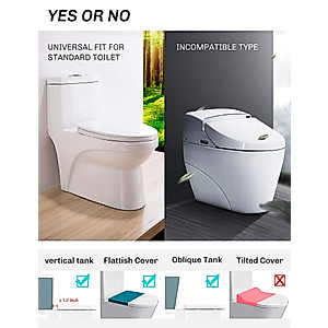 Toilet Lock Child Safety，Baby Proof Toilet Seat Lock with Extra Pallet,Fit for Most Toilet Lid，No Tools Installation