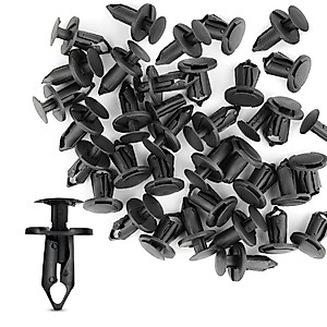 GOOACC 40PCS Nylon Bumper Fastener Rivet Clips 8mm for GM 21030249 Ford N807389S & Chrysler 6503598 Automotive Assembly Expansion Screws Kit