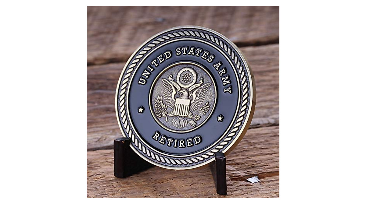 Authentic Army Retired Challenge Coin - Buy Now!
