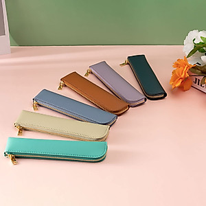 Sluxa Black pencil case, Small pencil pouch, School Accessories, Pen pouch for men with zipper.…