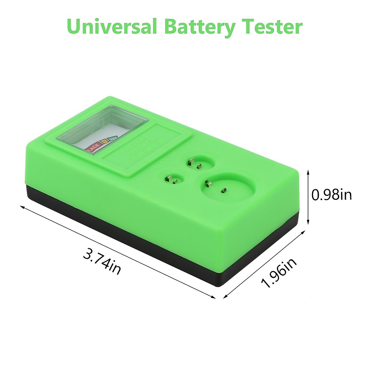 Rongon Button Cell Battery Tester Portable Button Battery Checker1.5v 3v Small Battery Tester Meter Tool for LR44 CR2032 CR2025 Button Cell