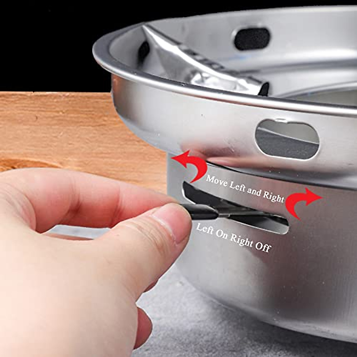 KELUNIS Chafing Dish Buffet Set, Stainless Steel Round Food Warming Tray with Fuel Holder for Parties, Dinners and Catering