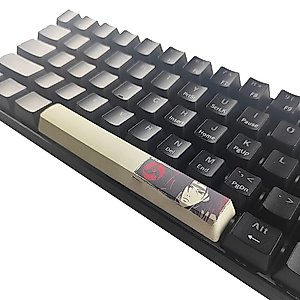 Kooku XXLS Anime Gaming Keycaps 6.25u Space Keycap 5-Sided Dye Sublimation Pbt Keycap Customized Keycap for Mechanical Gaming Keyboard（Cherry Switch） (Naruto44)