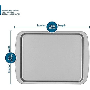 Cosori Air Fryer Toaster Oven Combo Smart 12-in-1 Countertop Dehydrator & G & S Metal Products Company Personal Size Non-Stick 6-Piece Toaster Oven Baking Pan Set