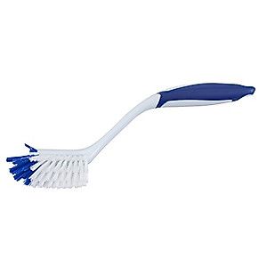Dawn Radial Head Kitchen Brush, Blue & White