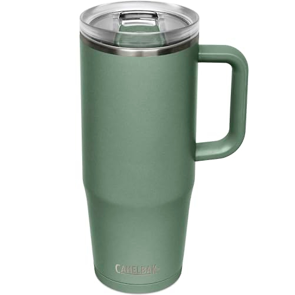 CamelBak Thrive Leak-Proof 32 oz Mug, Insulated Stainless Steel - For travel, coffee, tea, hot beverages - Spill Proof Cup-holder Compatible, Moss