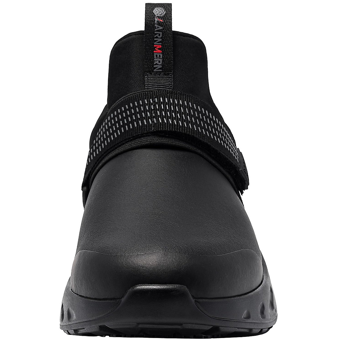 LARNMERN Non Slip Work Shoes Men Kitchen Chef Slip Resistant Shoe Waterproof Food Service Restaurant Air Cushion Working Footwear(Black/10)