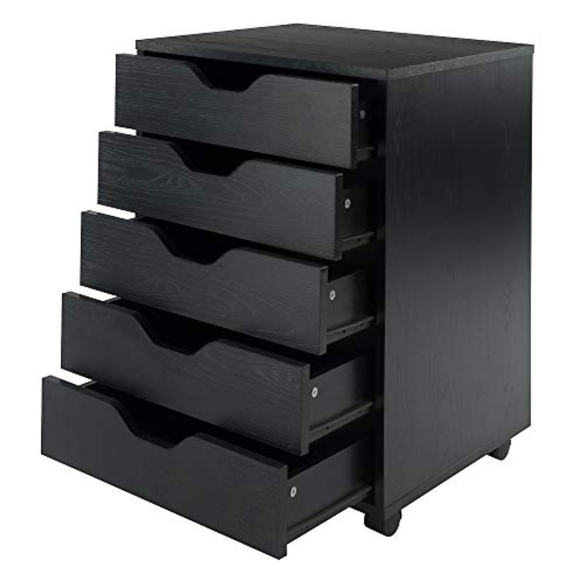 Winsome Halifax Storage/Organization 7 Drawer Black & Halifax Storage/Organization, 5 Drawer, Black