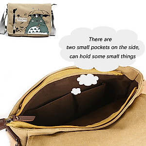 Anime Messenger Bag Women Kawaii Crossbody Bag Casual Shoulder Bag School Canvas Bag