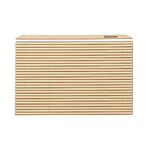 Hasegawa 10 x 6.5 Inch Plastic Makisu/Sushi Rolling Mat Beige Beige
