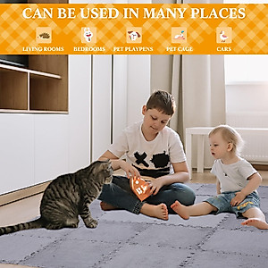 Timgle 20 Pcs Guinea Pig Fleece Cage Liners 12"x12" Washable Guinea Pig Mat Reusable Small Animals Fleece Bedding Warm Soft Training Pads for Chinchilla Hamster Rat Ferret Bunny Small Sized Pets