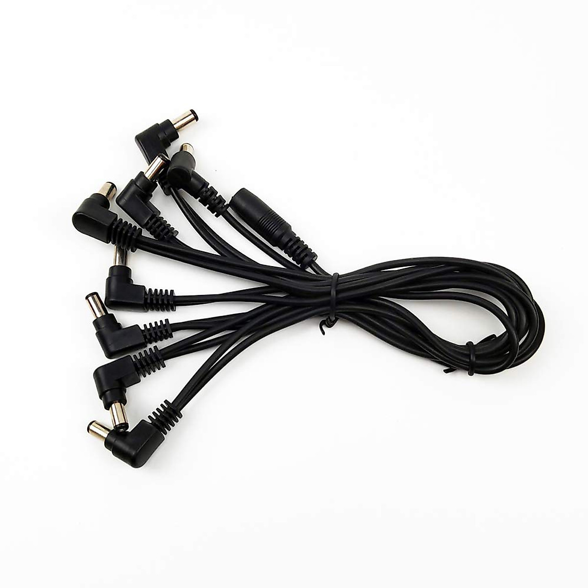 pigtone 1 to 8 Way Daisy Chain Cable Guitar Effect Pedal Power Supply Splitter Cable Adapter Power Cable Black