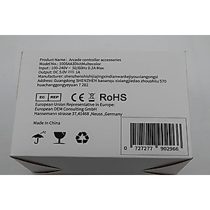 SJ@JX Arcade Game Controller USB Encoder 2 Player Gamepad Cherry MX Microswitch Button 8way Joystick for Nintendo Switch PC PS3 Retropie Raspberry Pi MAME