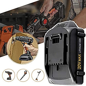 Munikind 2-Pack 3.0Ah Replacement for Worx 20V Lithium Battery for WA3520 WA3525 WG151s WG155s WG251s WG255s WG540s WG545s WG890 WG891 Cordless Tools